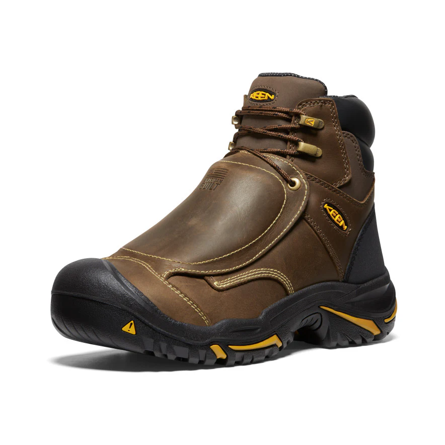 Men's Mt Vernon 6" MET Waterproof Boot (Steel Toe) | Cascade Brown ...