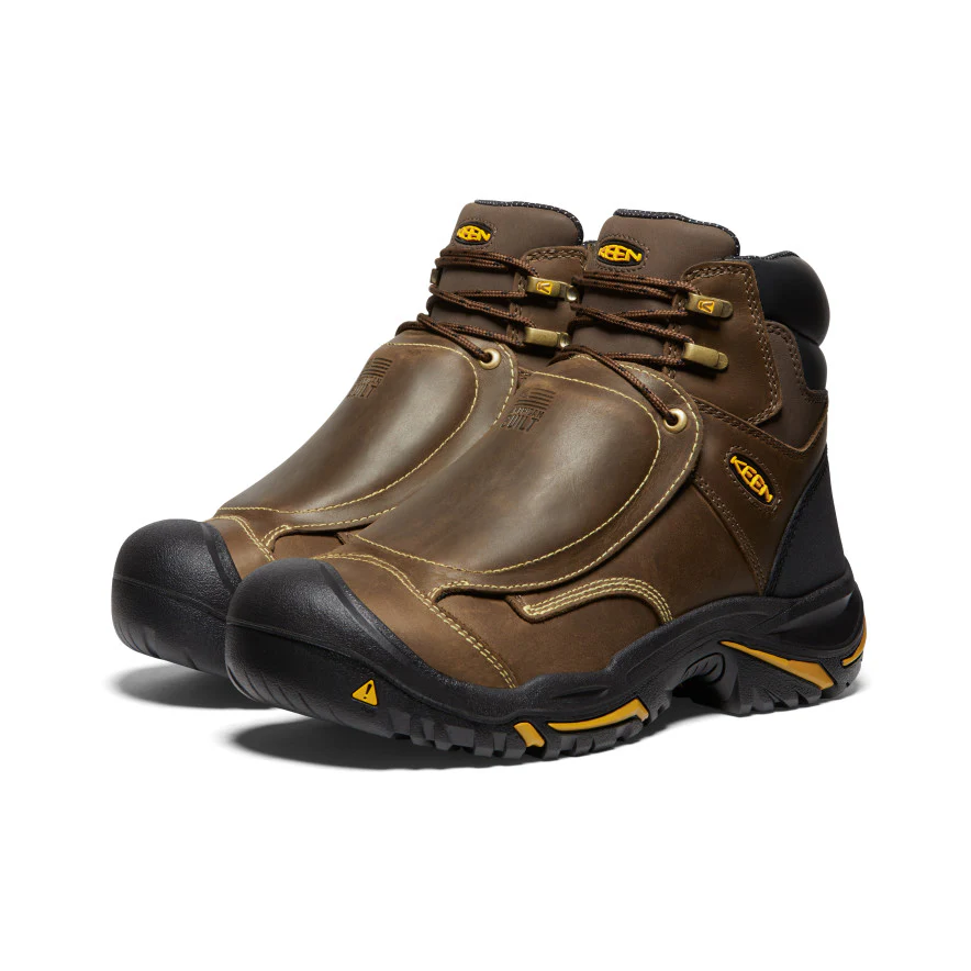 Men's Mt Vernon 6" MET Waterproof Boot (Steel Toe) | Cascade Brown ...